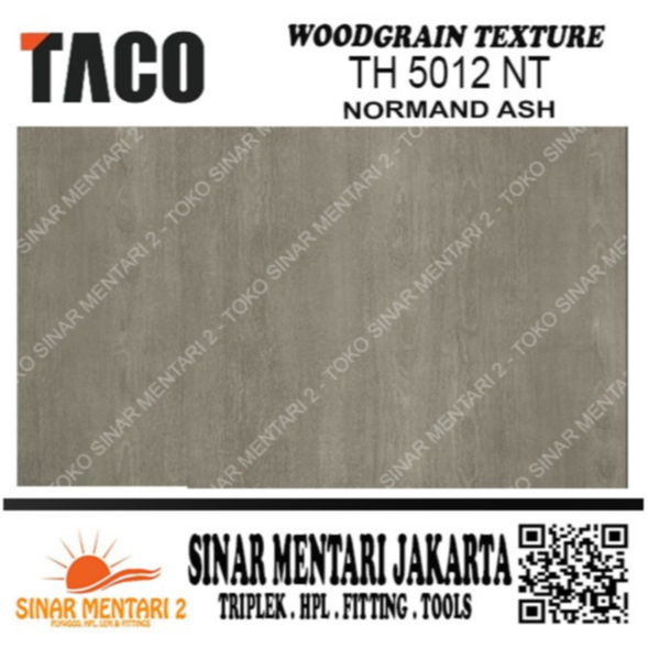 Jual TACO HPL WOODGRAIN TEXTURE TH 5012 NT NORMAND ASH | Shopee Indonesia