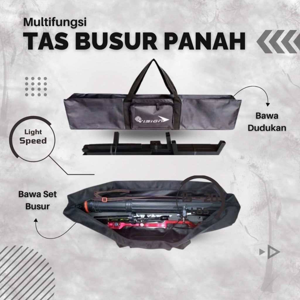 Jual Tas Busur Recurve Tas Busur Standar Nasional Panahan / Tas ...