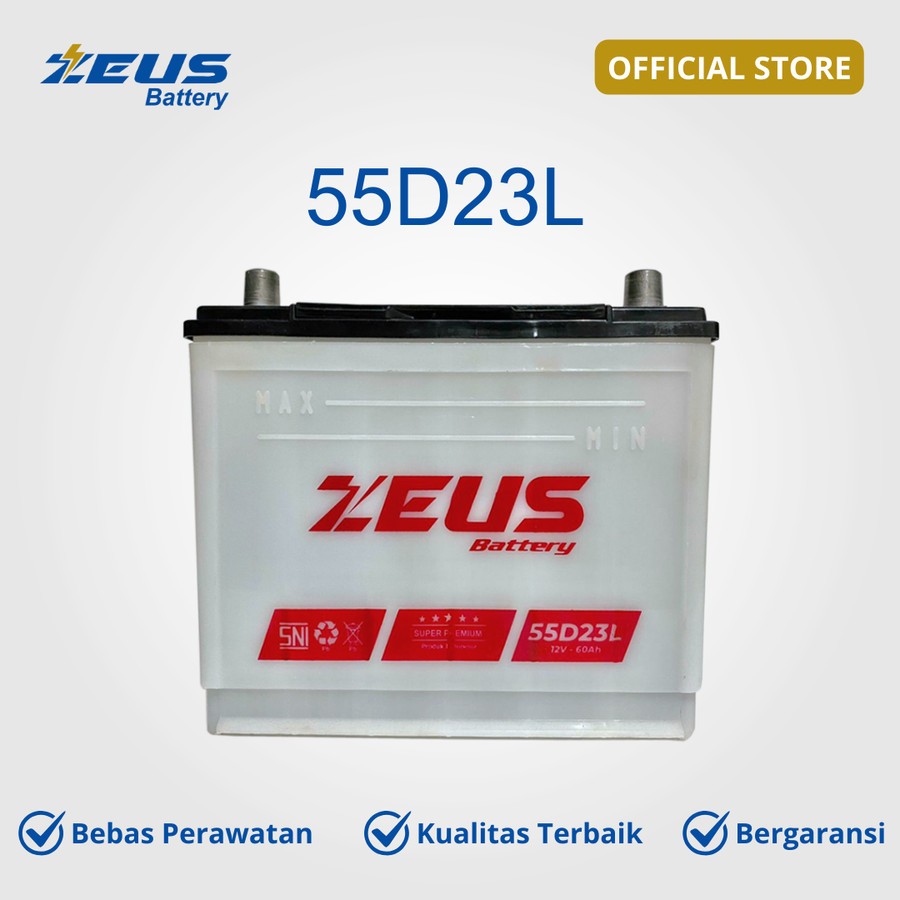 Jual Aki Mobil Toyota Crown New, Harrier 2.4 / 3.0, Lexus, 55D23L Zeus ...