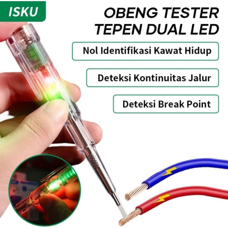 Jual Obeng Tespen Led Obeng Tes Listrik | Shopee Indonesia