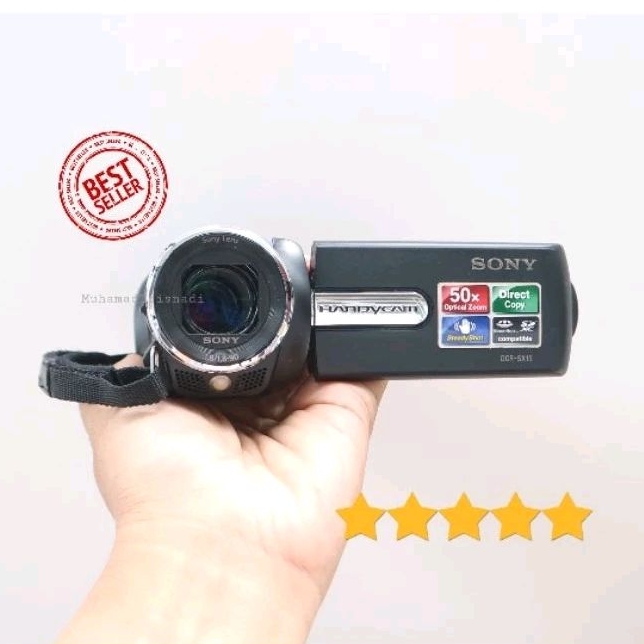 Jual Handycam Sony DCR SX15 SX 15 HD 50x Opticalzoom Hitam Mulus Murah | Shopee Indonesia