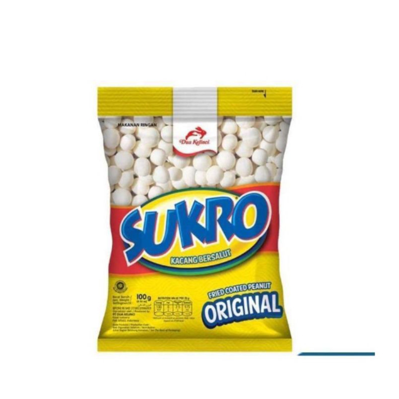 Jual Sukro Kacang Oven Bersalut Rasa Original 95Gr | Shopee Indonesia