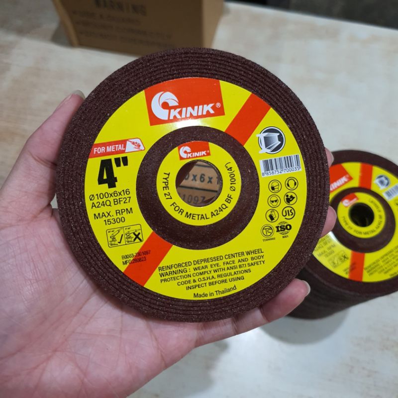 Jual [5 KEPING] BATU GERINDA ASAH / BATU POLES KINIK 4" X 6 | Shopee ...