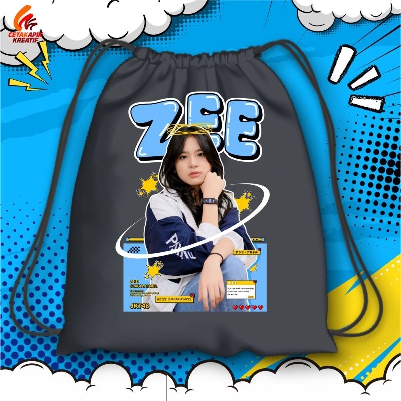 Jual (Free sticker + ganci)TAS SERUT STRING BAG MEMBER JKT 48 STARS ...