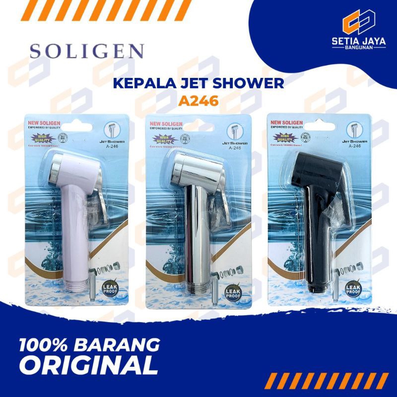 Jual Kepala / Bidet / Jet Shower Toilet / Kloset Soligen PVC / Plastik 246 | Shopee Indonesia