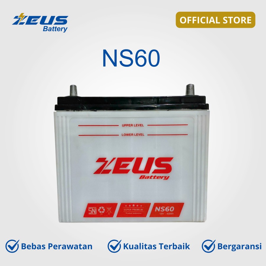 Jual Zeus NS60 46B24R Aki Mobil GrandMax / APV / Rush / Terios / Xenia Aki Basah Accu Basah 12v ...