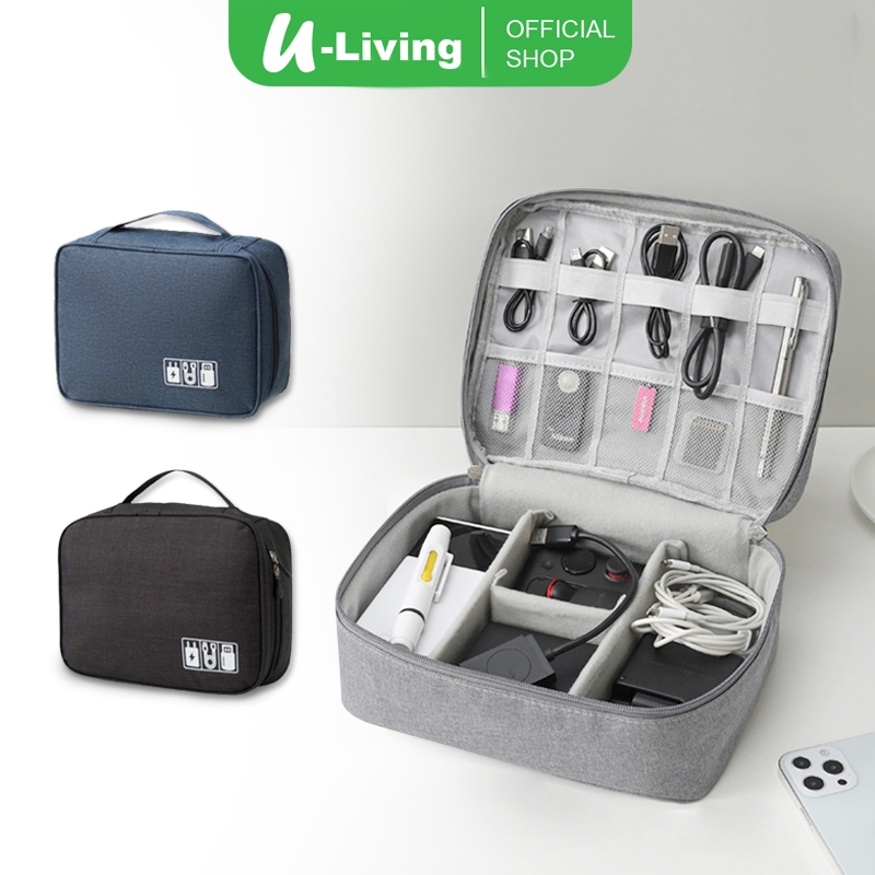 Jual U-Livng Tas Penyimpanan Elektronik Tas Penyimpanan Kabel Charger ...
