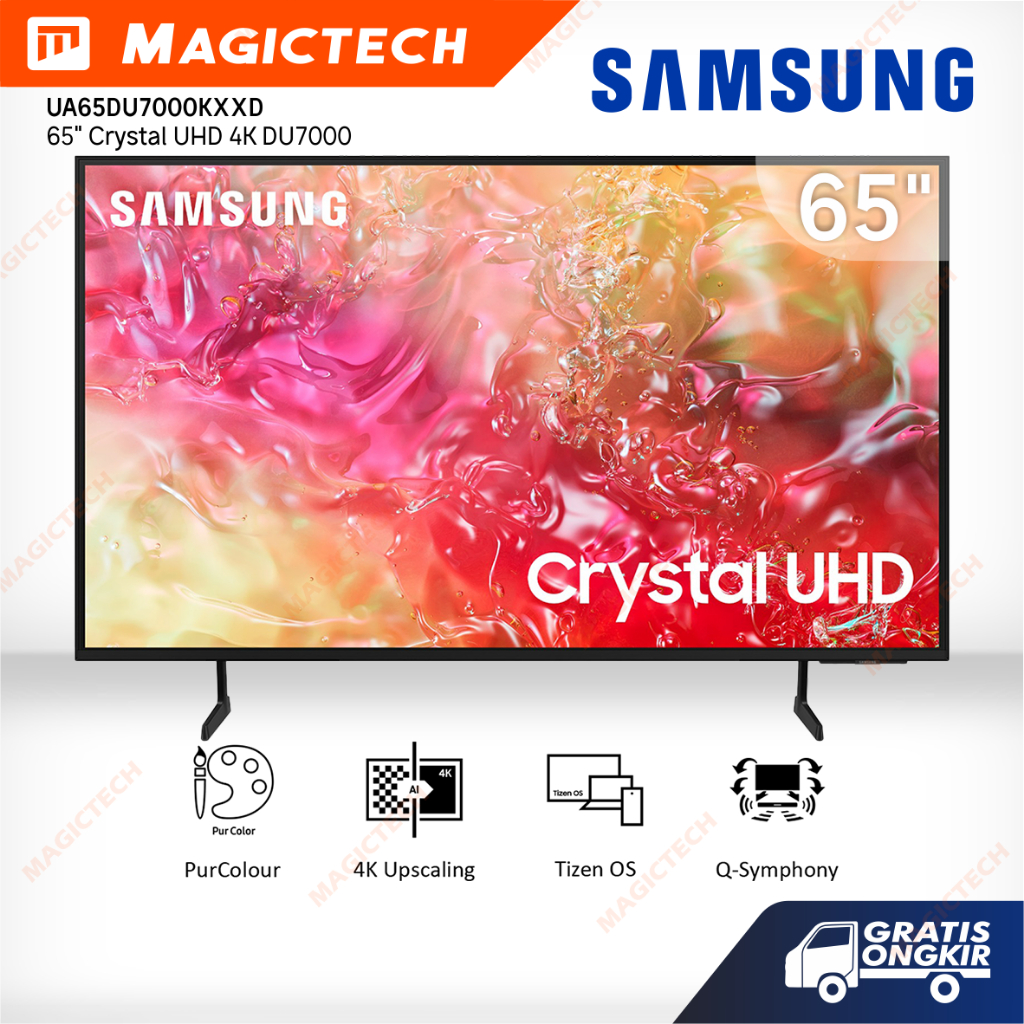 Jual TV SAMSUNG 65 INCH 65" UA65DU7000 / 65DU7000 SMART TV CRYSTAL 4K UHD - DU7000 | Shopee ...