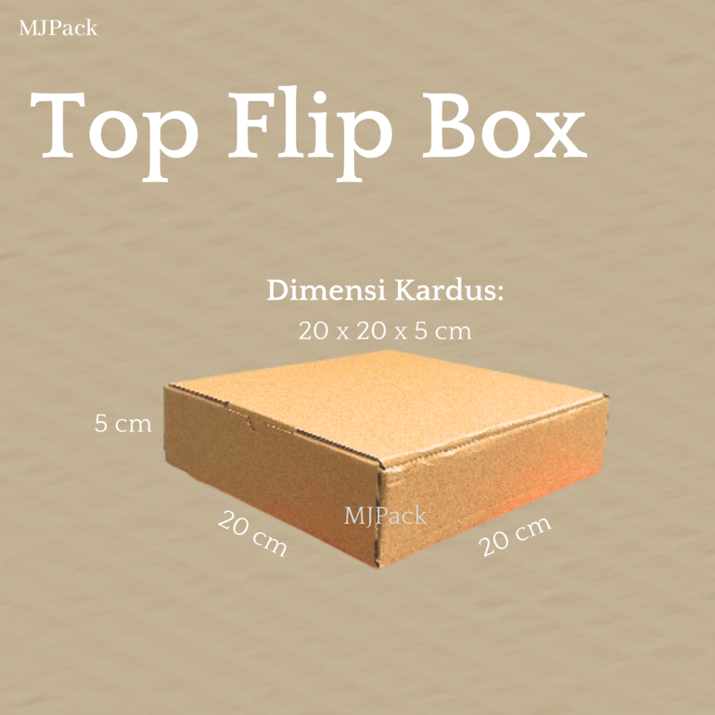 Jual KARDUS 20x20x5 cm || Box Karton Corrugated || Box Die Cut Eflute ...