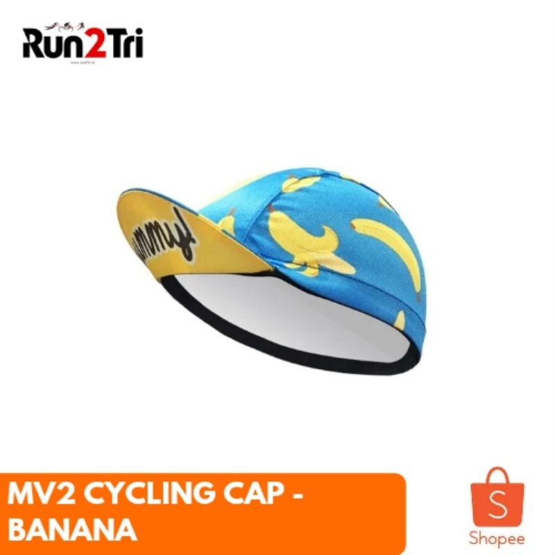 Jual TOPI SEPEDA MV2 CYCLING - BANANA | Shopee Indonesia