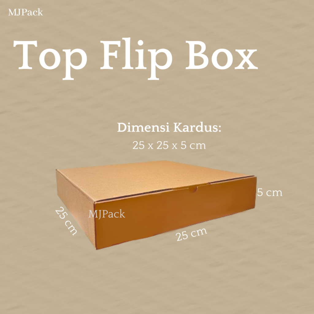 Jual KARDUS 25x25x5 cm || Box Karton Corrugated || Box Die Cut Eflute ...