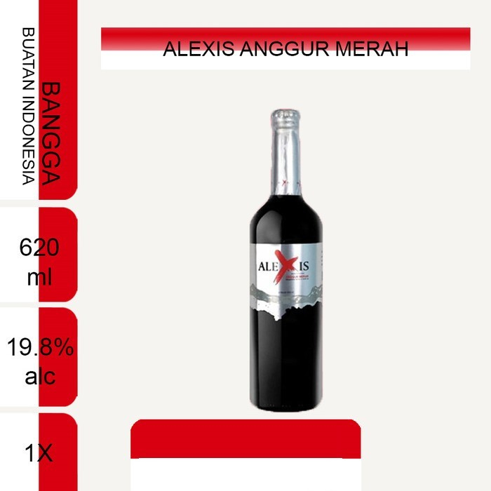 Jual Alexis Anggur Merah 600ml | Shopee Indonesia