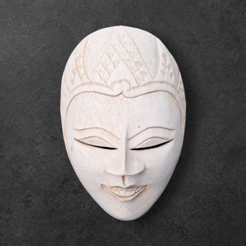 Jual Topeng Kayu Sekartaji / Topeng Tari (Mentah) | Shopee Indonesia