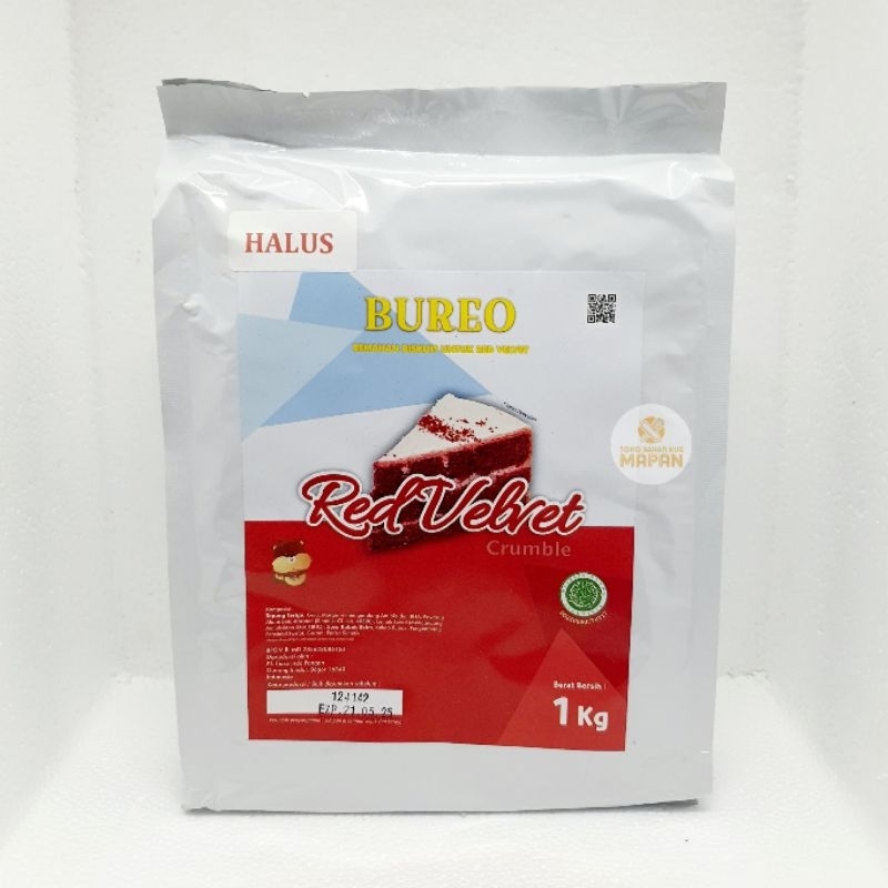 Jual Bureo Crumble Red Velvet - Biskuit Coklat Remahan Halus/Kasar ...