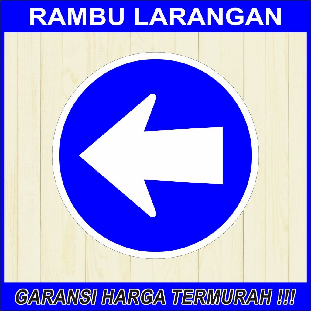 Jual RAMBU PERINTAH MENGIKUTI ARAH KIRI ACP 3mm | Shopee Indonesia