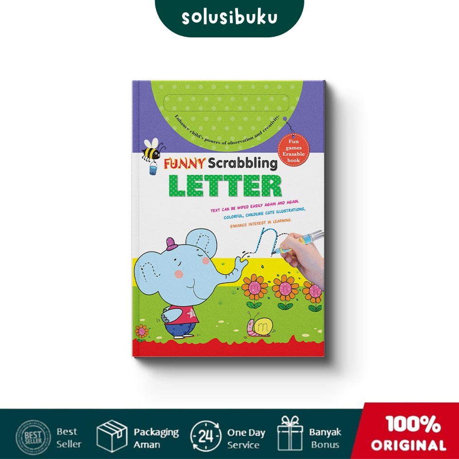 Jual Buku Funny Scrabbling: Letter (Brilliant Books) | Shopee Indonesia
