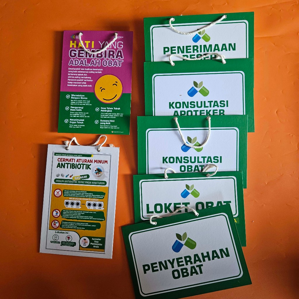 Jual Hard Poster Penerimaan resep, Poster farmasi, Poster nama Ruang ...