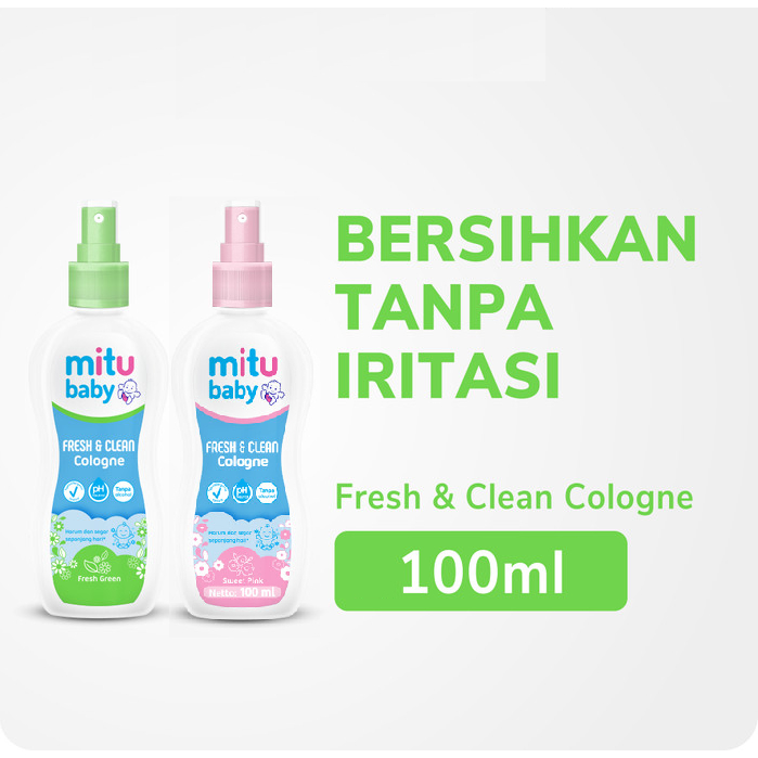 Jual Mitu Baby Cologne Fresh & Clean 100ml - Parfum Bayi dan Anak ...