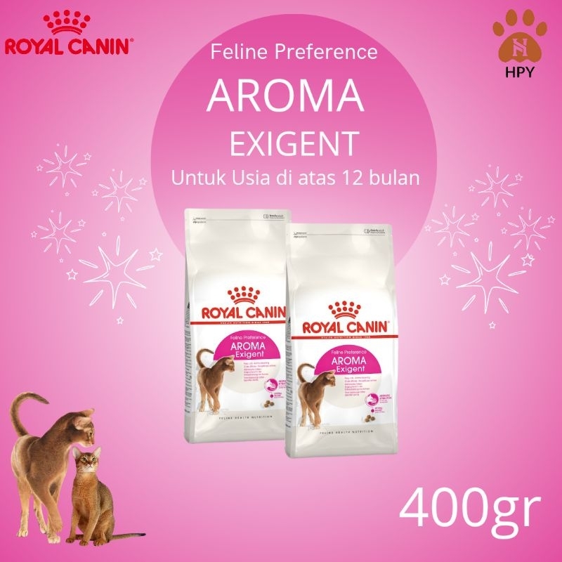 Jual Royal Canin Aroma Exigent 400 gr Dry Cat Food RC Makanan Kucing ...