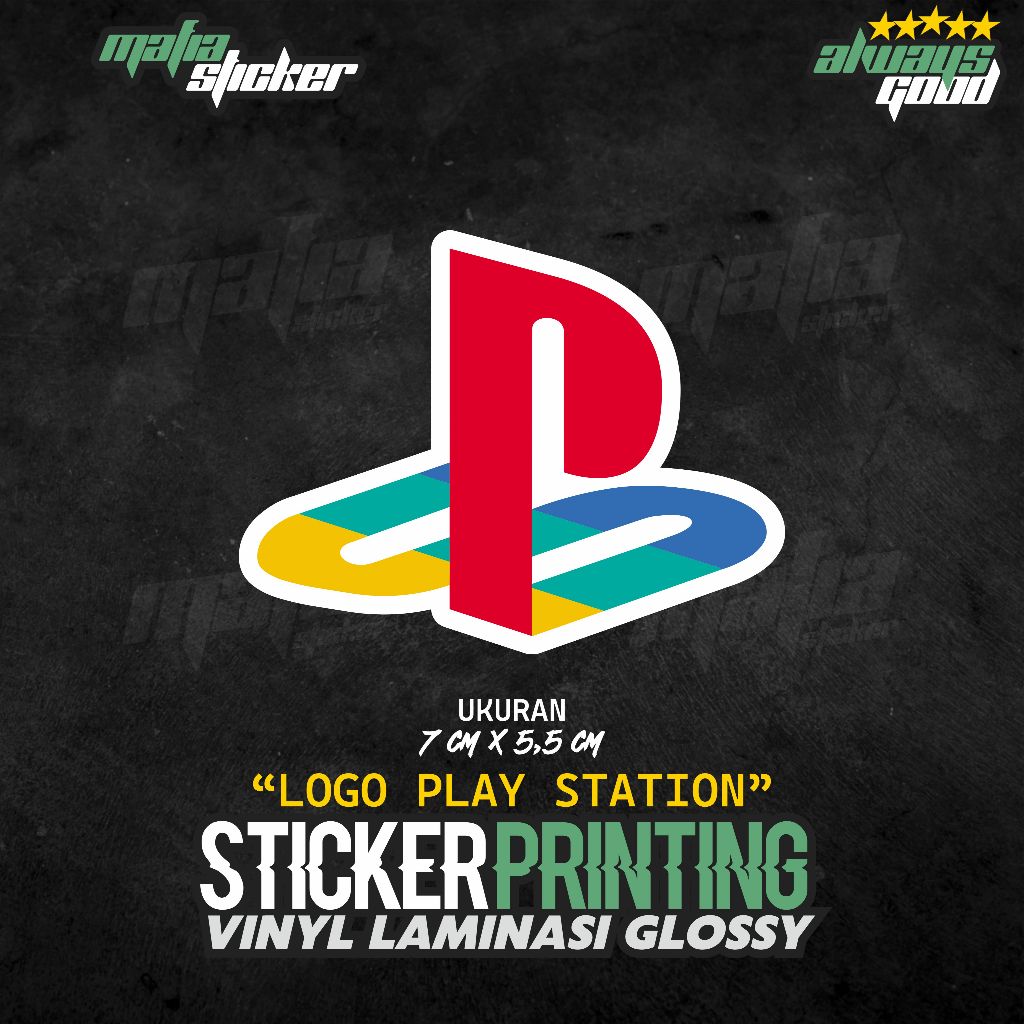 Jual STICKER/STIKER PRINT CUT LOGO PS PLAYSTATION | STIKER GAME SIMPLE ...