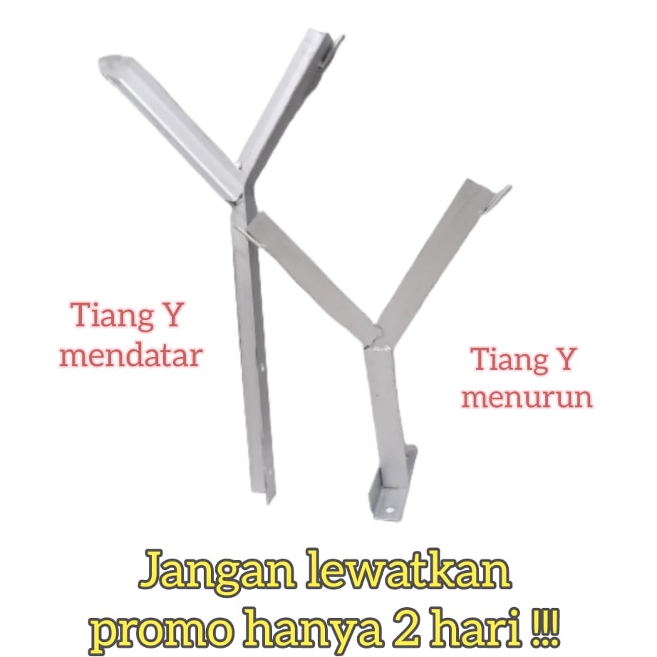 Jual Stok terbatas Tiang Y Besi Siku Pasang Kawat Duri Silet Razor Wire ...