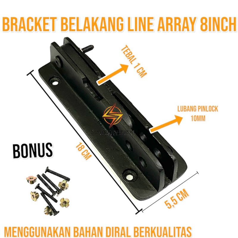 Jual Bracket Breket Belakang Line Array 8inch 10inch 12inch Kualitas Bagus | Shopee Indonesia