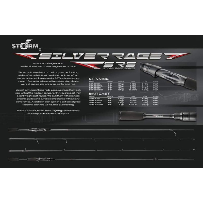 Jual Rod Storm Silver rage | Shopee Indonesia