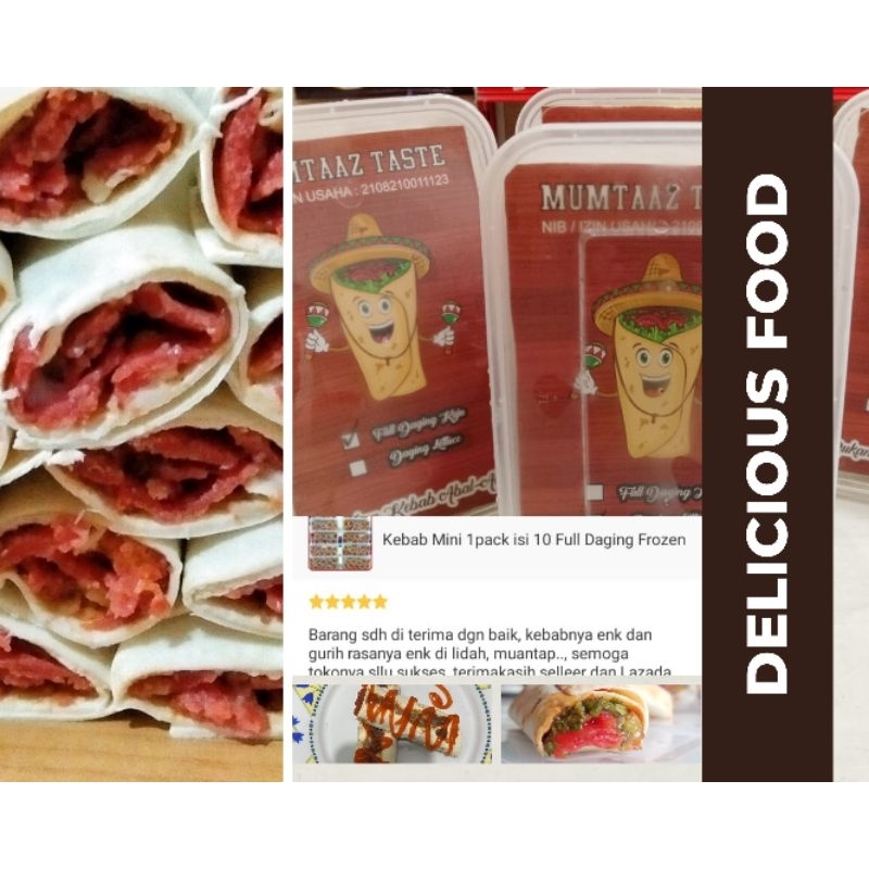 Jual kebab frozen Daging Keju isi10pcs | Shopee Indonesia