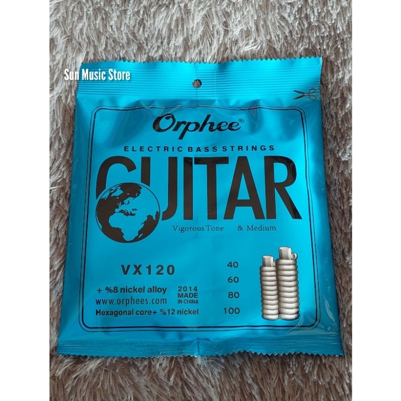 Jual Senar Bass Orphee Original VX120 4 String Ukuran 40-100 - Senar ...