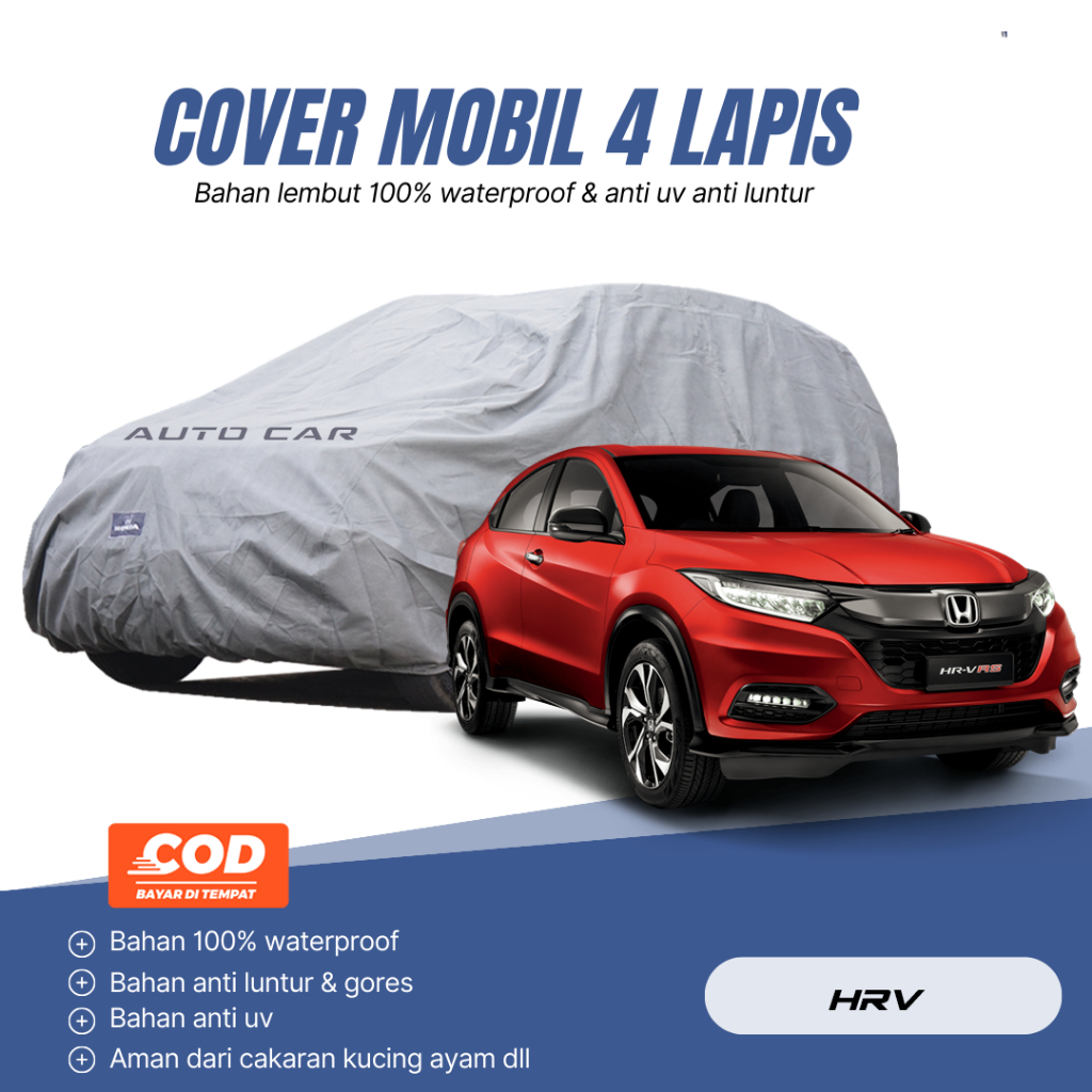 Jual 4 LAYER EXTRA OUTDOOR PREMIUM Body Cover Mobil HRV Sarung Mobil ...