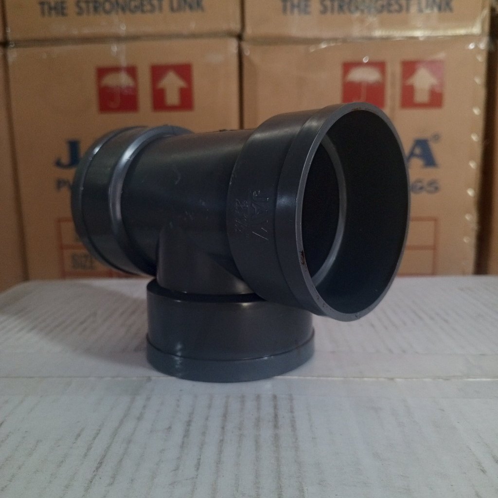 Jual Jaya Sambungan Pipa PVC Tee DV 2 1/2 Inci | Shopee Indonesia