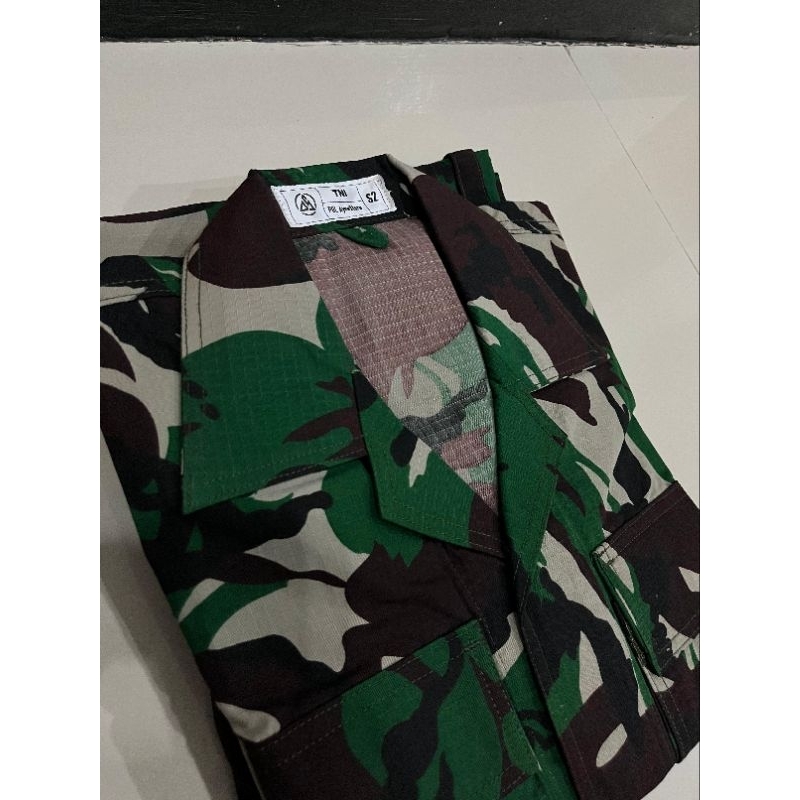 Jual BAJU PDL LORENG TNI SERAGAM PDL PANCA WARNA AWET | Shopee Indonesia