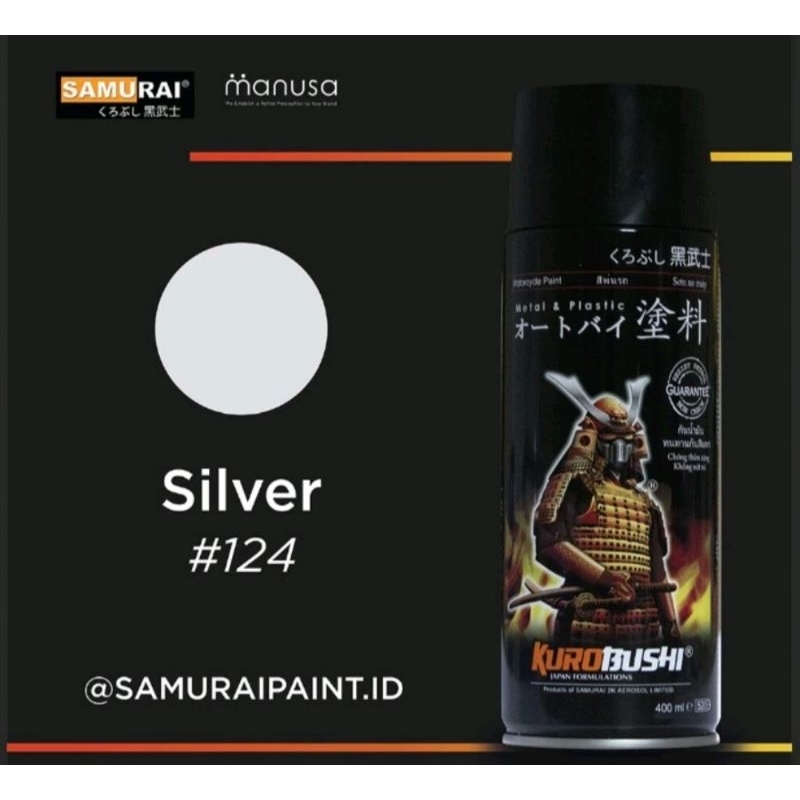 Jual Samurai Paint 124 (Silver) | Shopee Indonesia