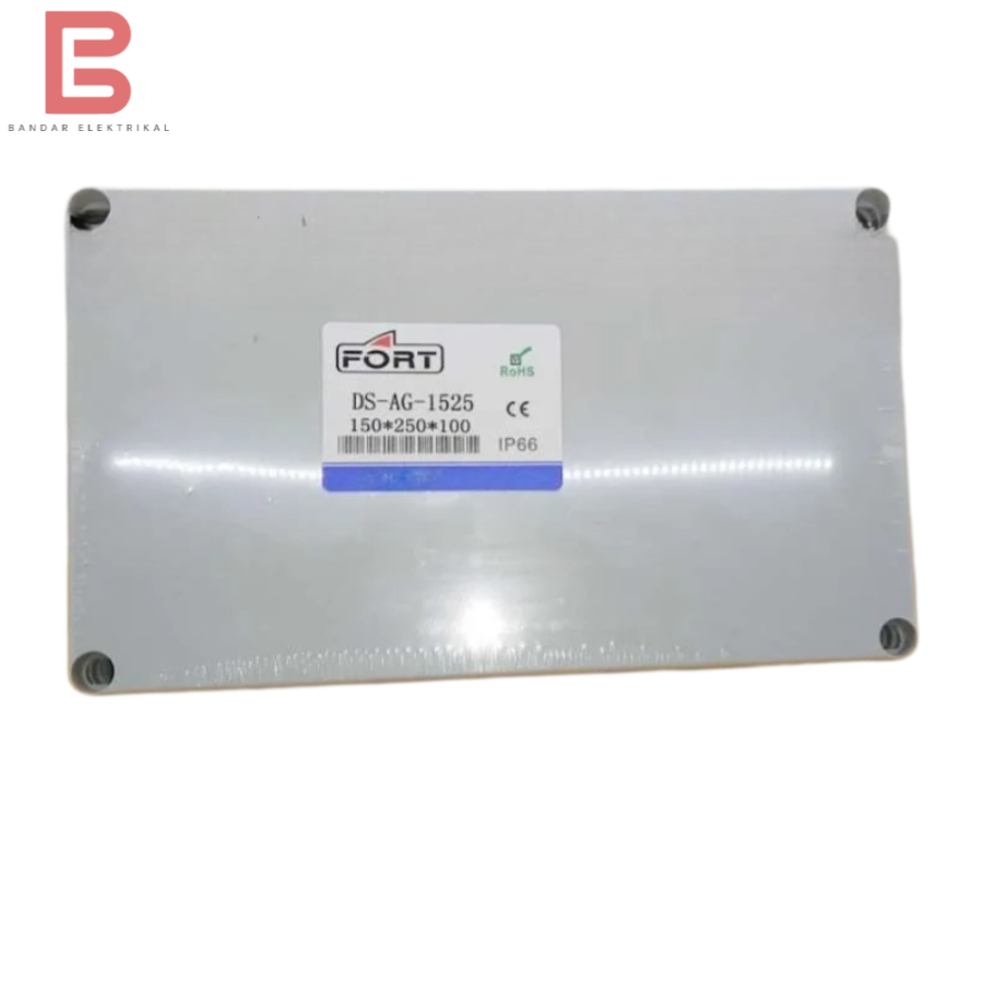 Jual Junction Box 250 x 150 x 100 mm DS-AG-1525 + Base Plate Box Panel ...