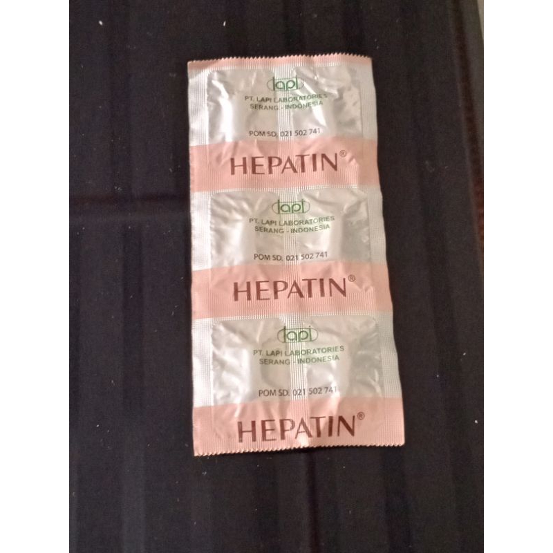Jual hepatin strip 6 tablet ORIGINAL | Shopee Indonesia