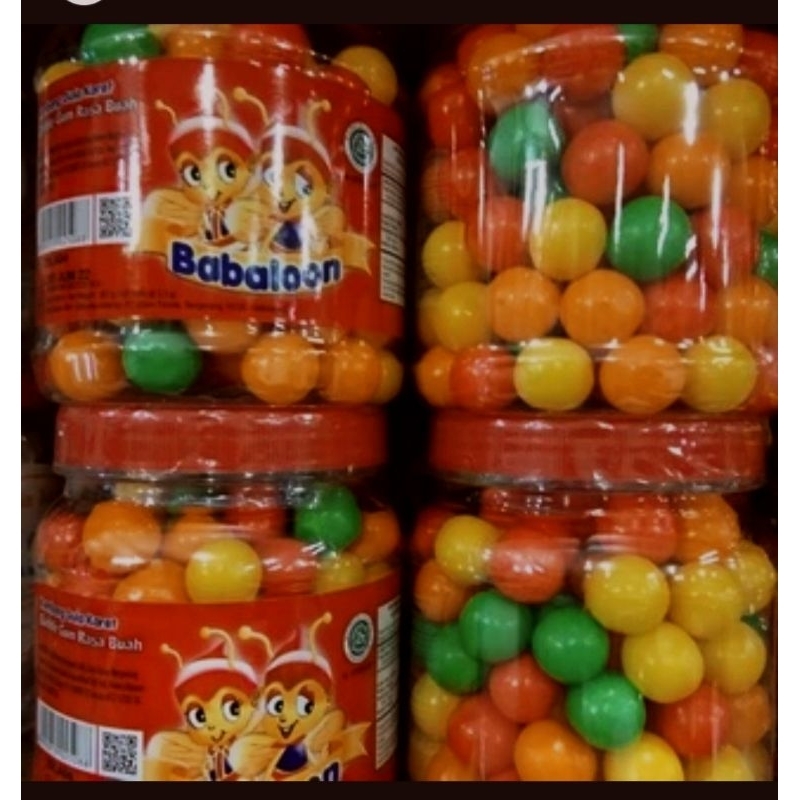 Jual PERMEN KARET BULAT BABALON ISI 125 PCS | Shopee Indonesia