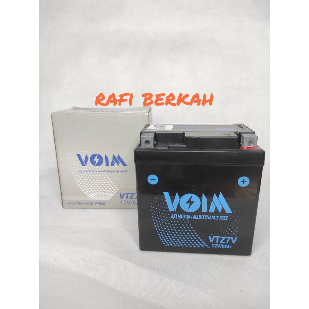 Jual Aki Motor YAMAHA NMAX,AEROX GTZ7V VOIM Aki Kering | Shopee Indonesia
