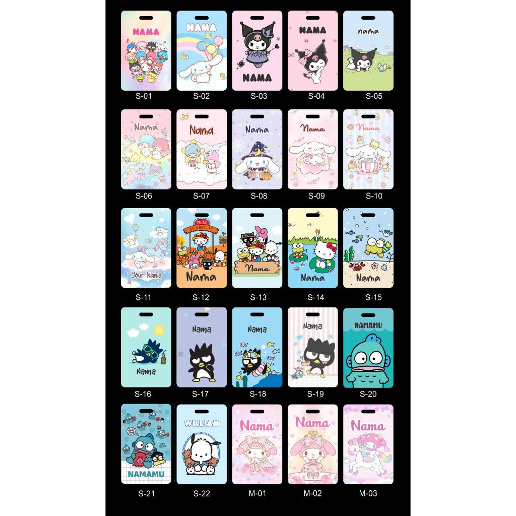 Jual Gantungan Tas Nama Custom Bag Luggage Tag, Label Tas Sekolah ...
