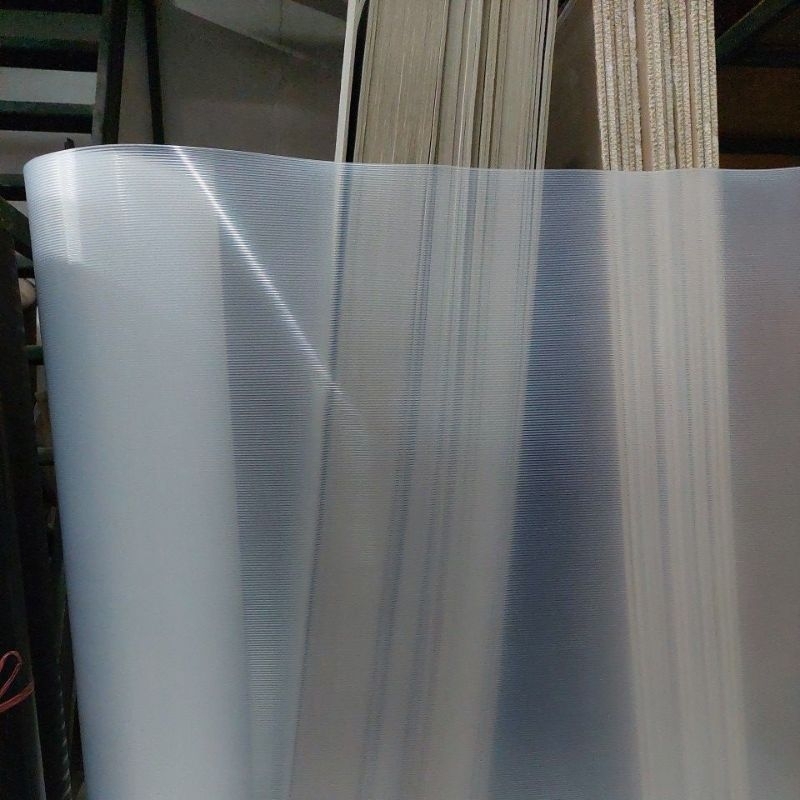 Jual Fiber Pagar Motif Salur Lurus Clear Per Meter | Shopee Indonesia