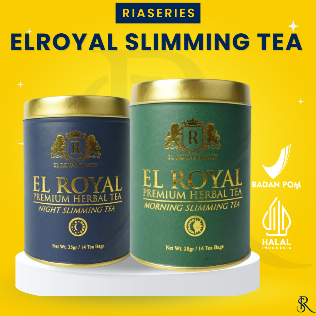 Jual EL ROYAL PREMIUM HERBAL TEA (1 Paket) | 1 Morning Slimming Tea - 1 ...