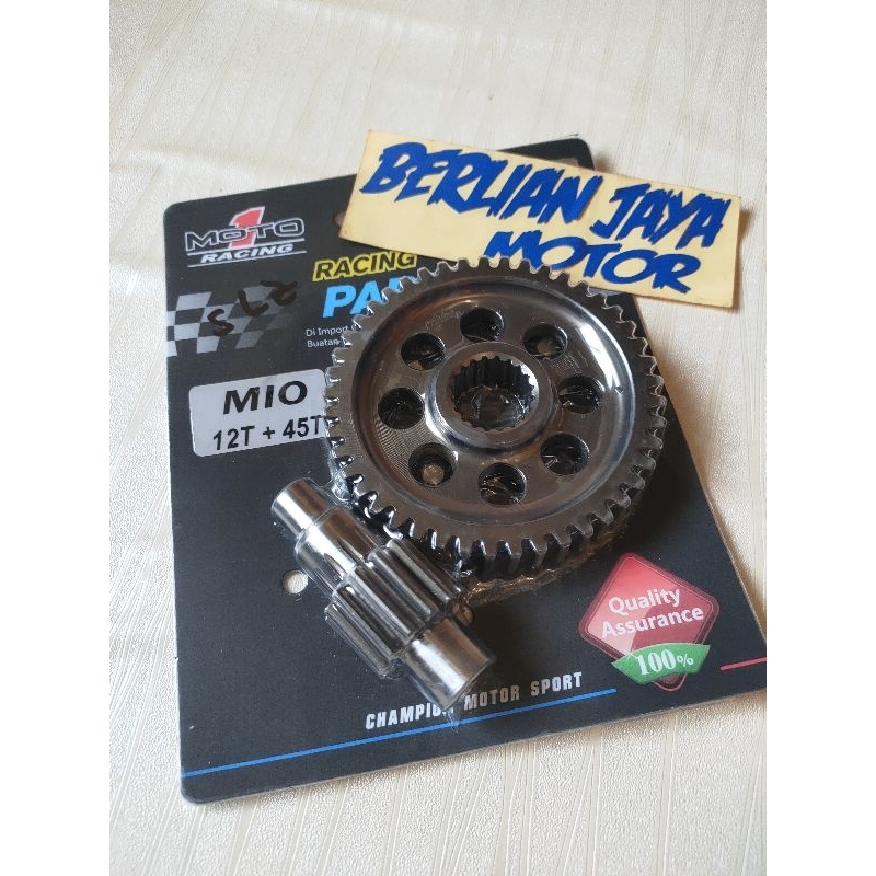 Jual gigi gear rasio/gir box racing moto 1 buat motor mio lama/mio ...