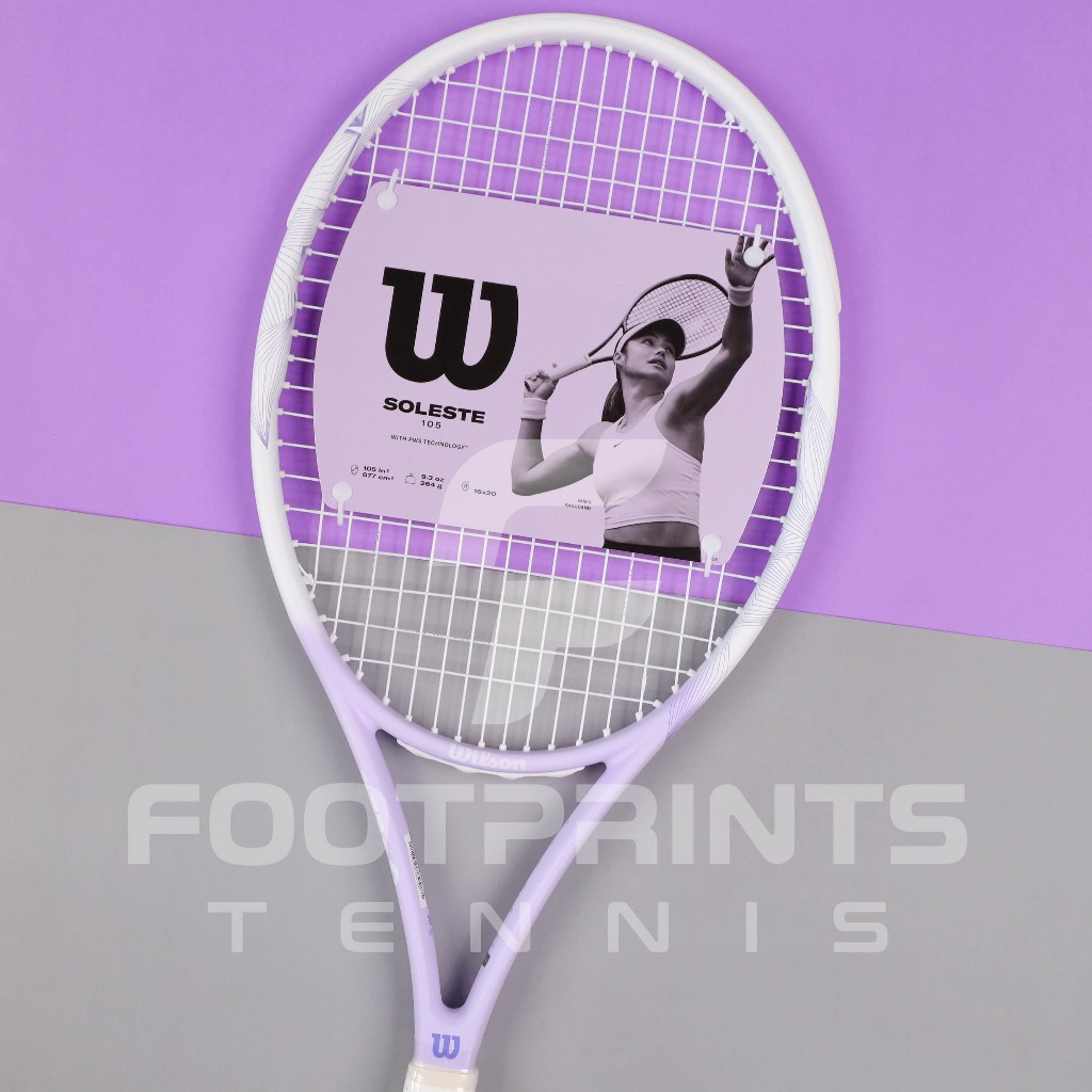 Jual Raket Tenis Wilson Soleste 105 Purple Lilac Tennis Racket Original ...