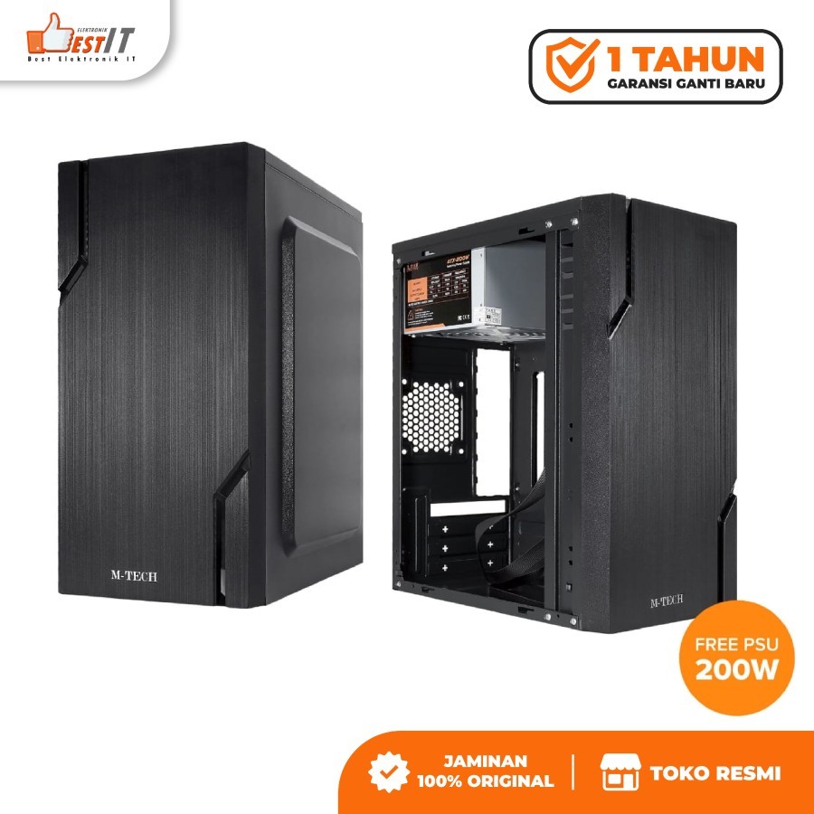 Jual Casing PC Komputer With PSU ATX 200W PC Case Casing CPU H2 ...