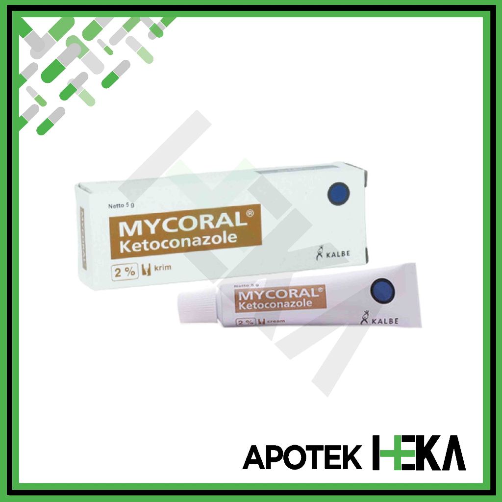 Jual Mycoral Cream 5 g - Ketoconazole Salep Anti Jamur Panu [BOGOR ...