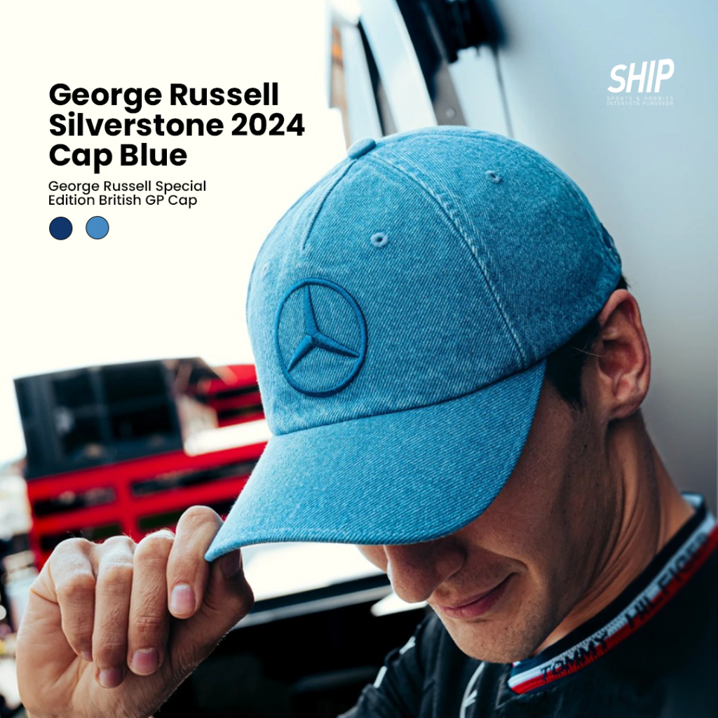 Jual Topi RUSSELL BRITISH GP 2024 original new GEORGE MERCEDES F1 ...