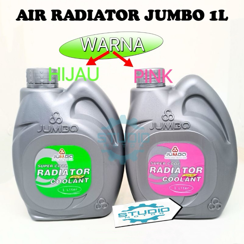 Jual AIR RADIATOR 1L 1LITER 1000ML MERK JUMBO UNTUK SEGALA JENIS ...