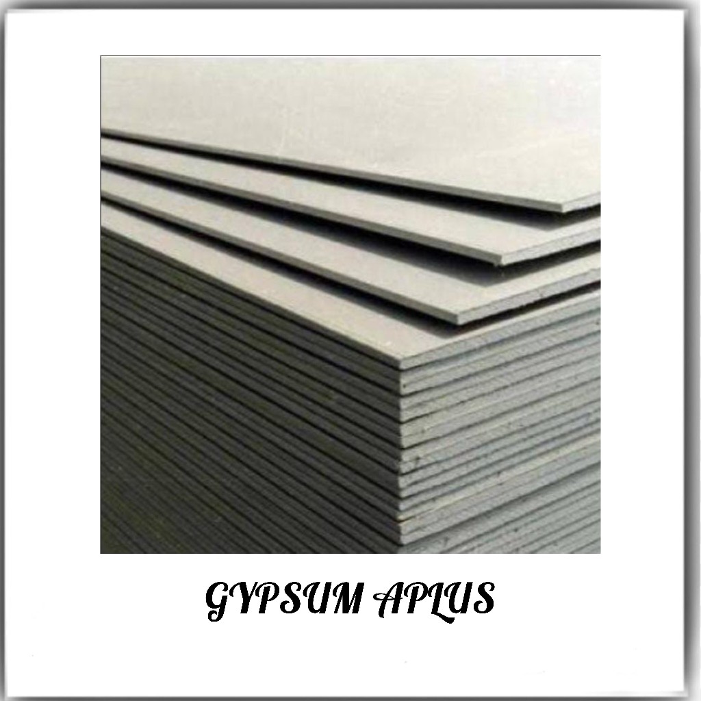 Jual Papan Plafon Gypsum APLUS HARGA TERMURAH 120x240x9mm - harga per ...