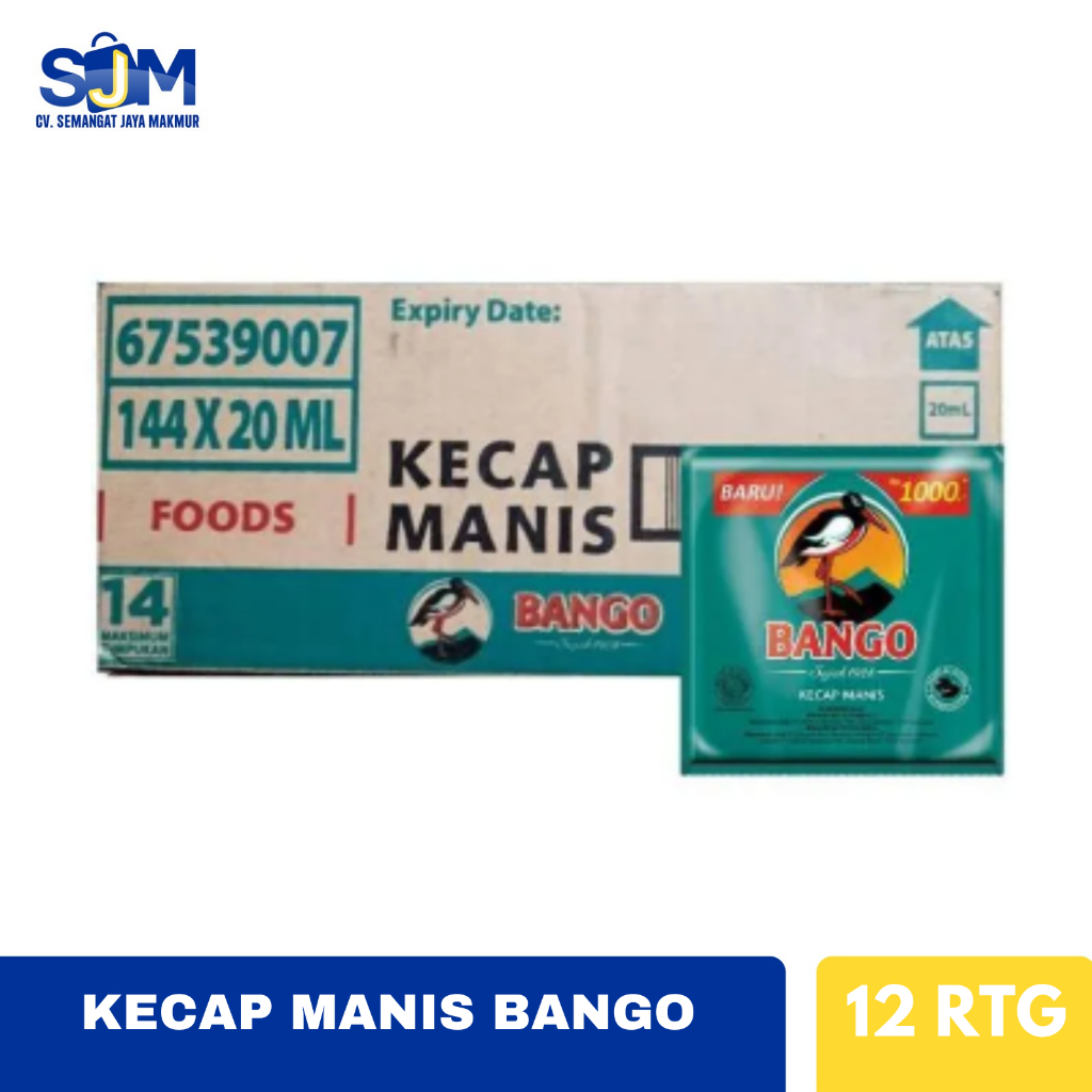 Jual Kecap Manis Bango 20 ml X 144 Sachet (1 Karton) | Shopee Indonesia