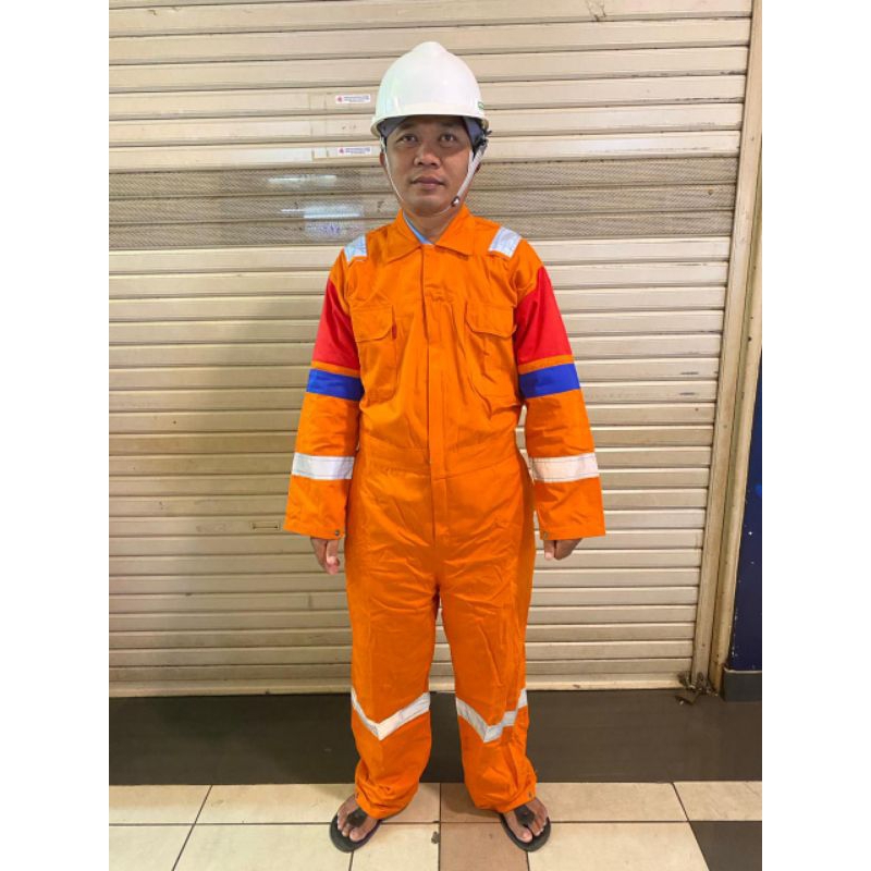Jual Coverall Nomex Orange Pertamina/Coverall Orange Pertamina | Shopee ...