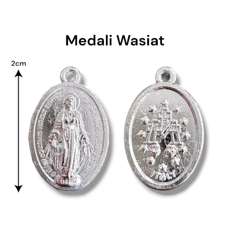 Jual Medali Wasiat Maria 2cm Miracolosa Miraculous Medal | Shopee Indonesia